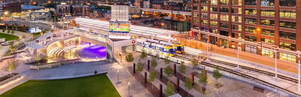 Target Field Station Transit Plaza