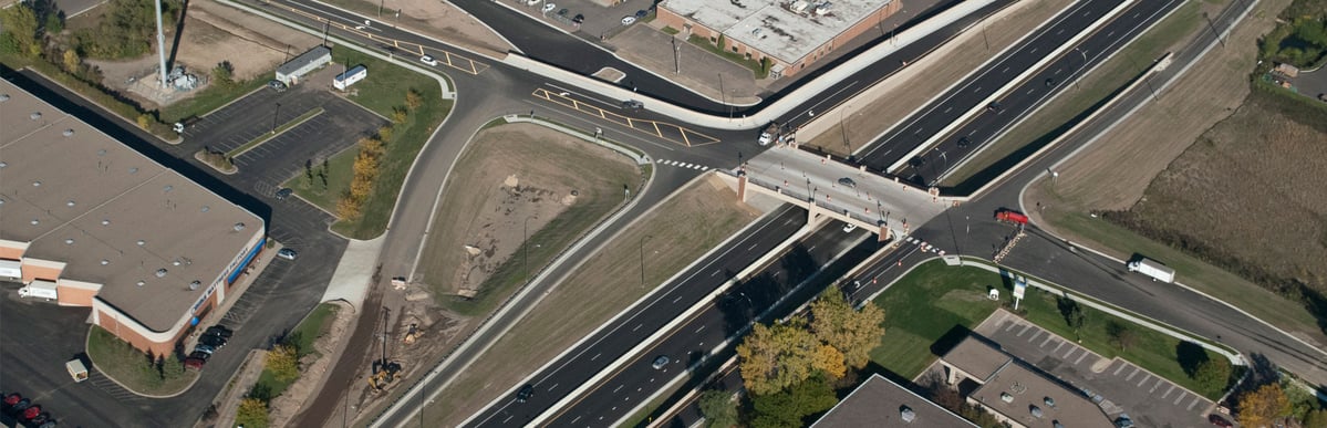Trunk Highway 36/English Street Interchange